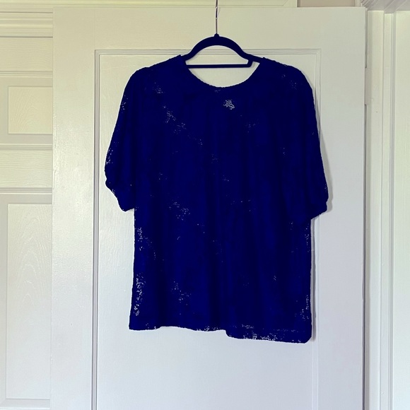 Halogen | Tops | Halogen Lace Blouse | Poshmark